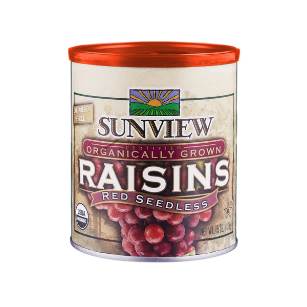 Sunview Organic Dried Red Seedless Raisins (425g) - Skcfruits SG